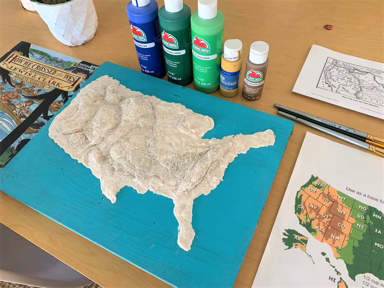 Salt Dough Maps- Creative Geography Lesson